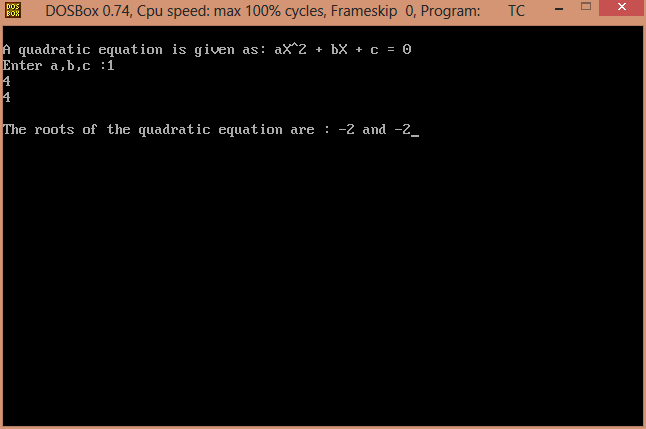Easily Create a Quadratic Equation Solver in C++ Easily Create a Quadratic Equation Solver in C++
